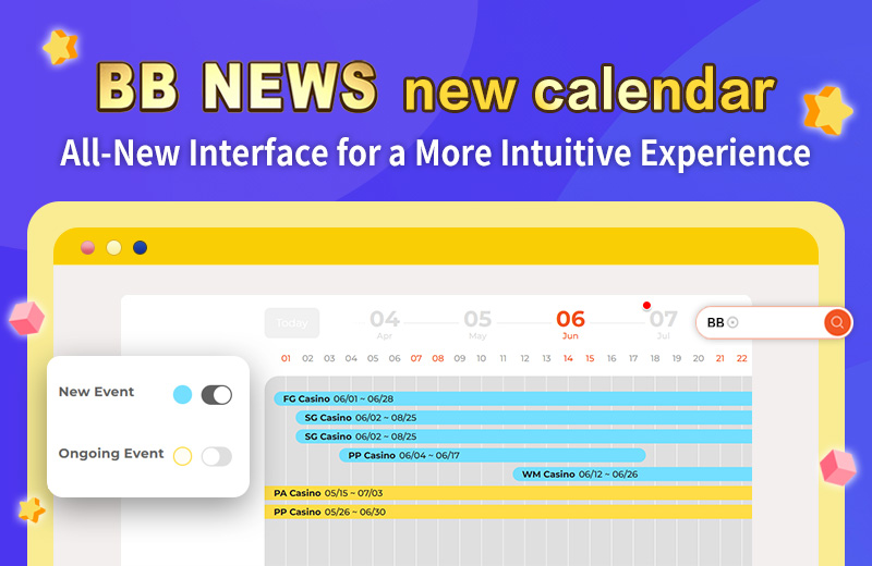 The Only Official Product Information Website of BBIN｜BB News